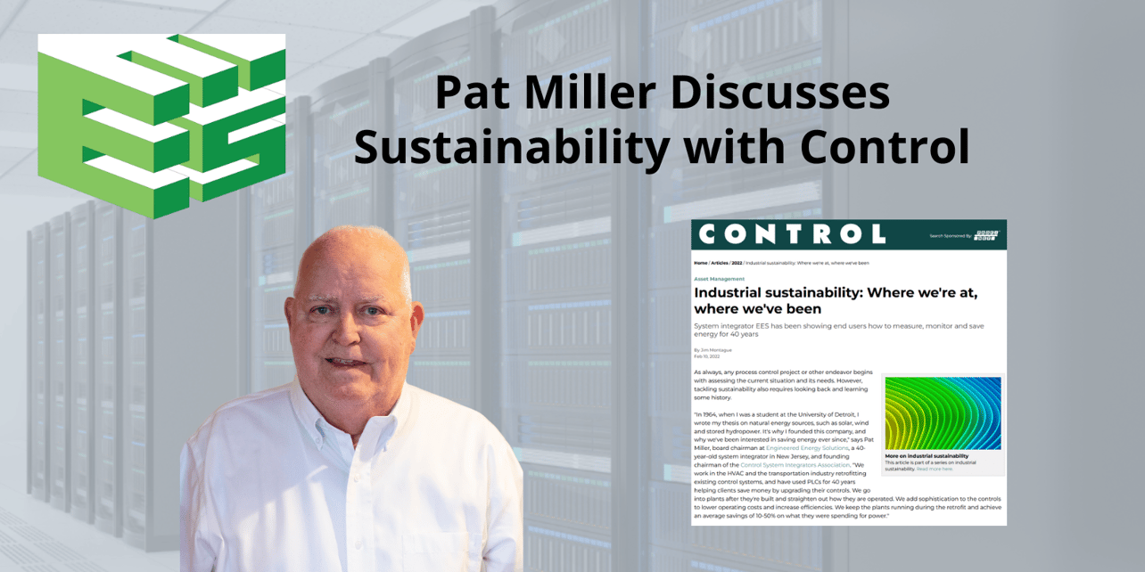 Pat Miller Discusses Industrial Sustainability in Control Article